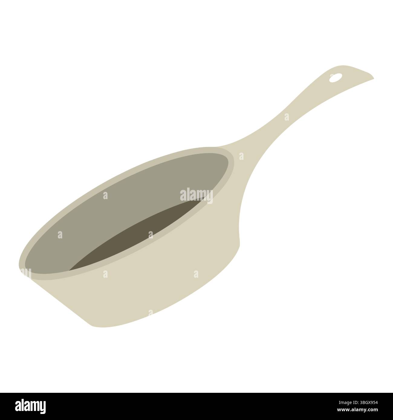 Beige Cooking Pot with Handle Stock Vector Image & Art - Alamy