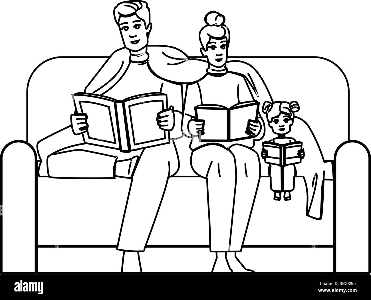 Plot reading Stock Vector Images - Alamy