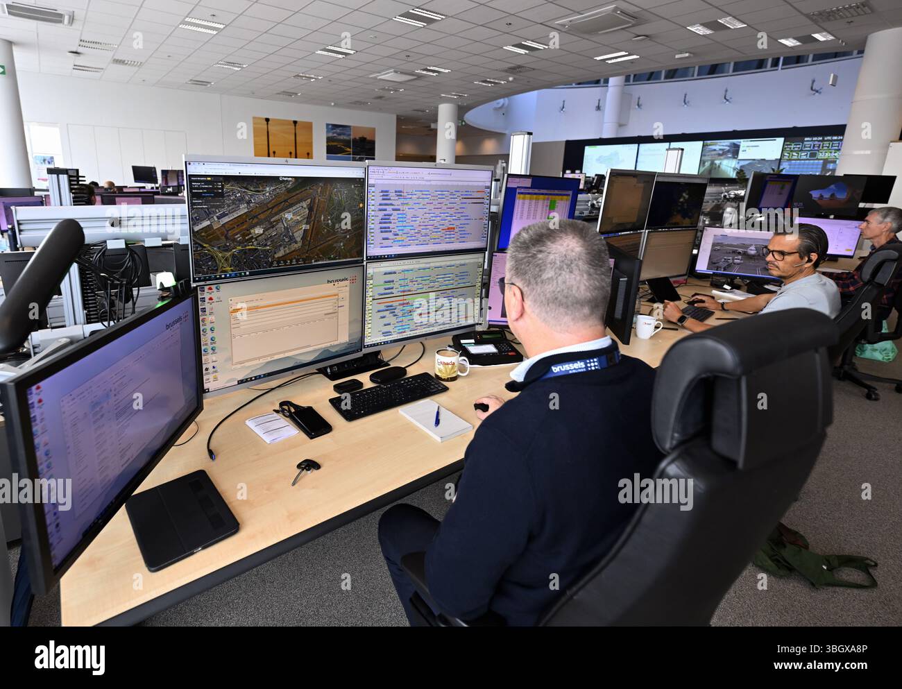 Zaventem, Belgium. 06th June, 2025. a visit to the Airport Operations ...