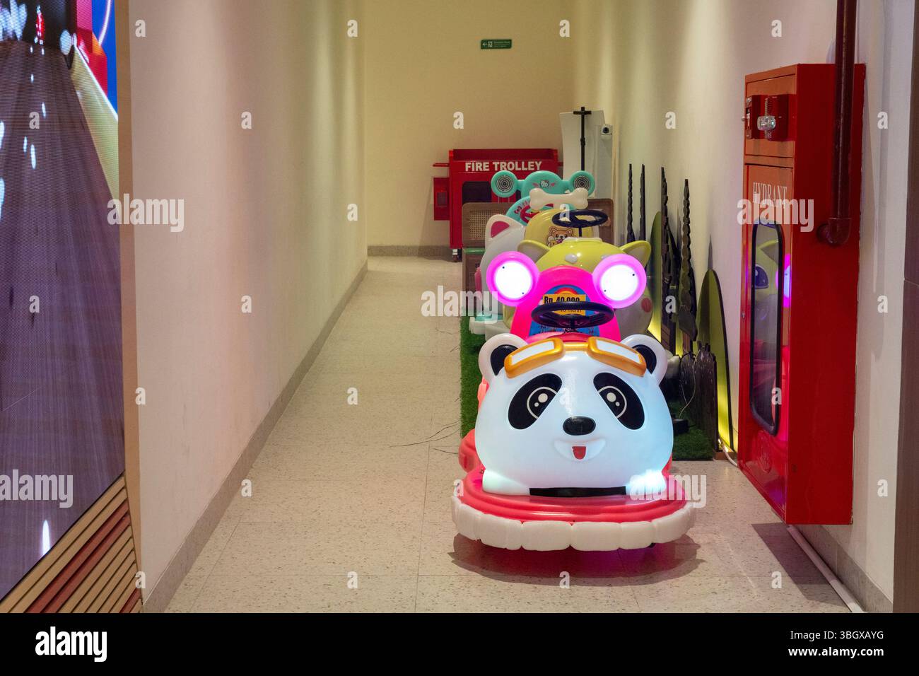 Bali, Indonesia - Dec 17, 2024: Icon Bali Mall in Bali. Row of panda ...