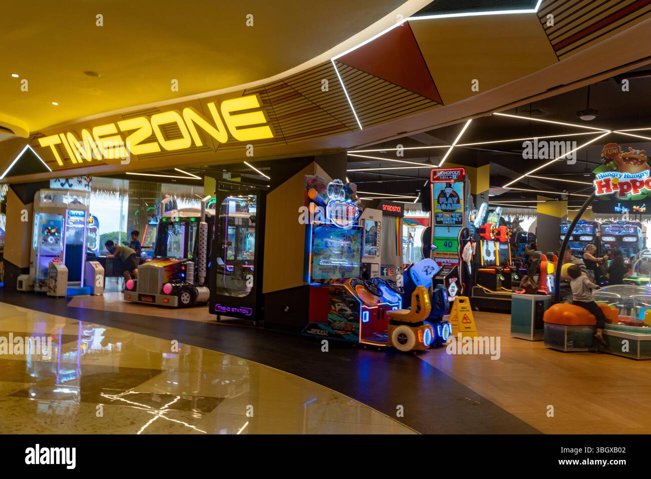 Bali, Indonesia - Dec 17, 2024: Icon Bali Mall in Bali. Brightly lit ...