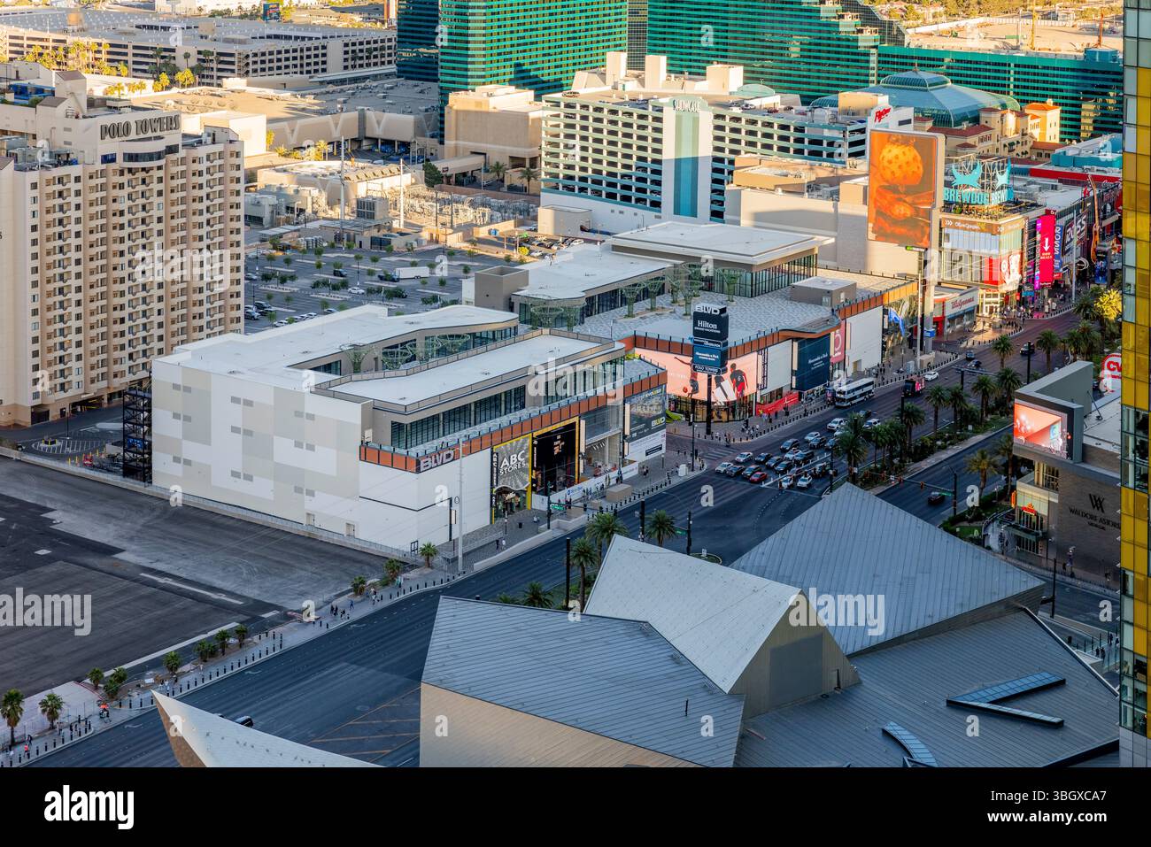 New BLVD Mall Las Vegas Strip Stock Photo - Alamy