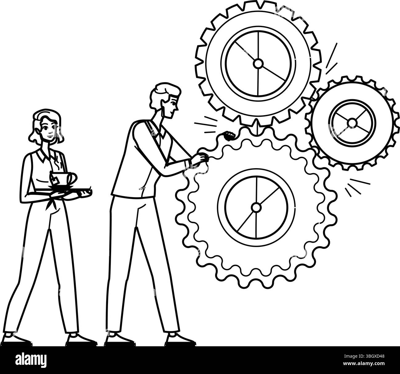 partnership stakeholder relations vector Stock Vector Image & Art - Alamy