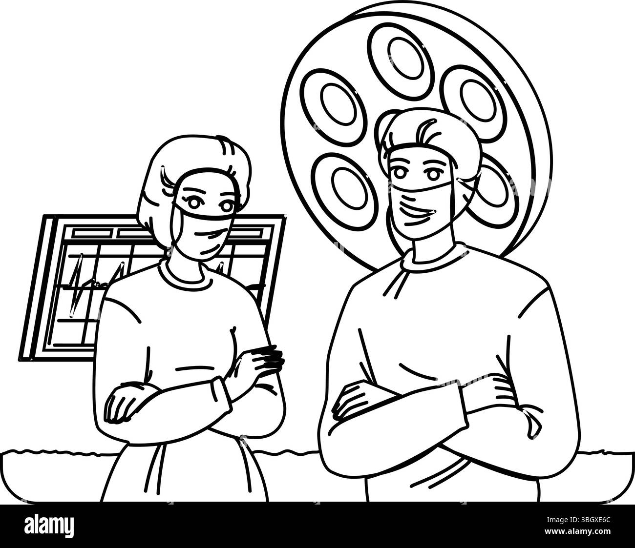 Woman operating computer Cut Out Stock Images & Pictures - Alamy
