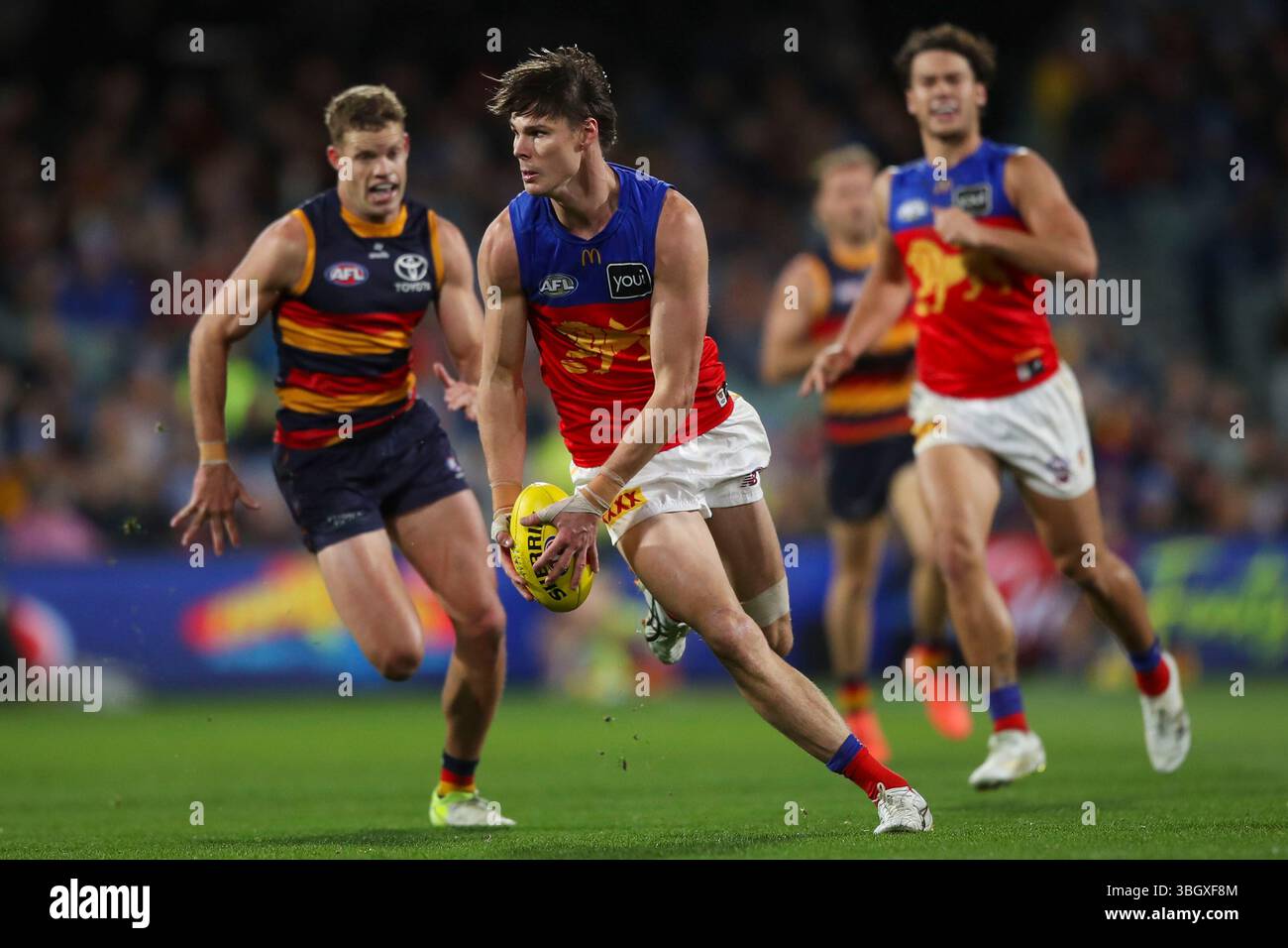 Adelaide, Australia. 06th June, 2025. Eric Hipwood of the Lions during ...
