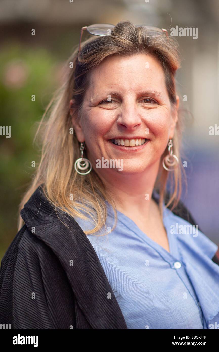 Vierzon, France. 06th June, 2025. Anne Lorriere attending a photocall ...