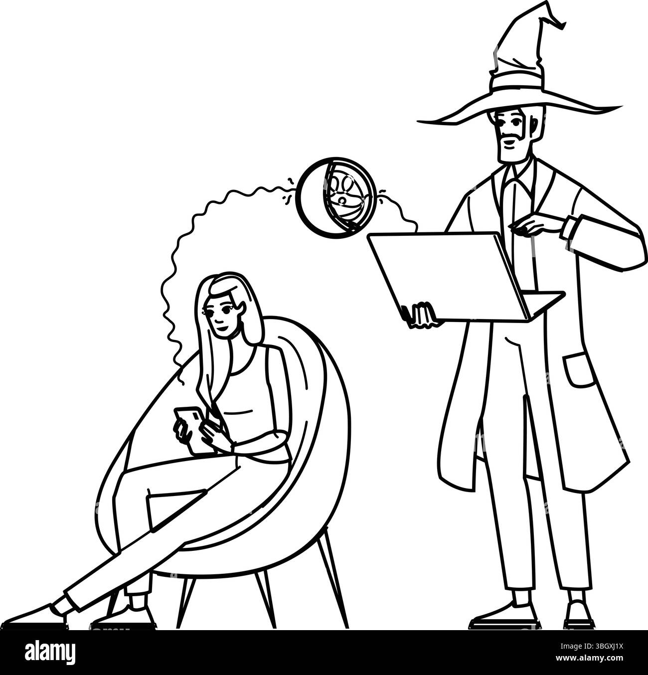 yellow wizard of oz testing website vector Stock Vector Image & Art - Alamy