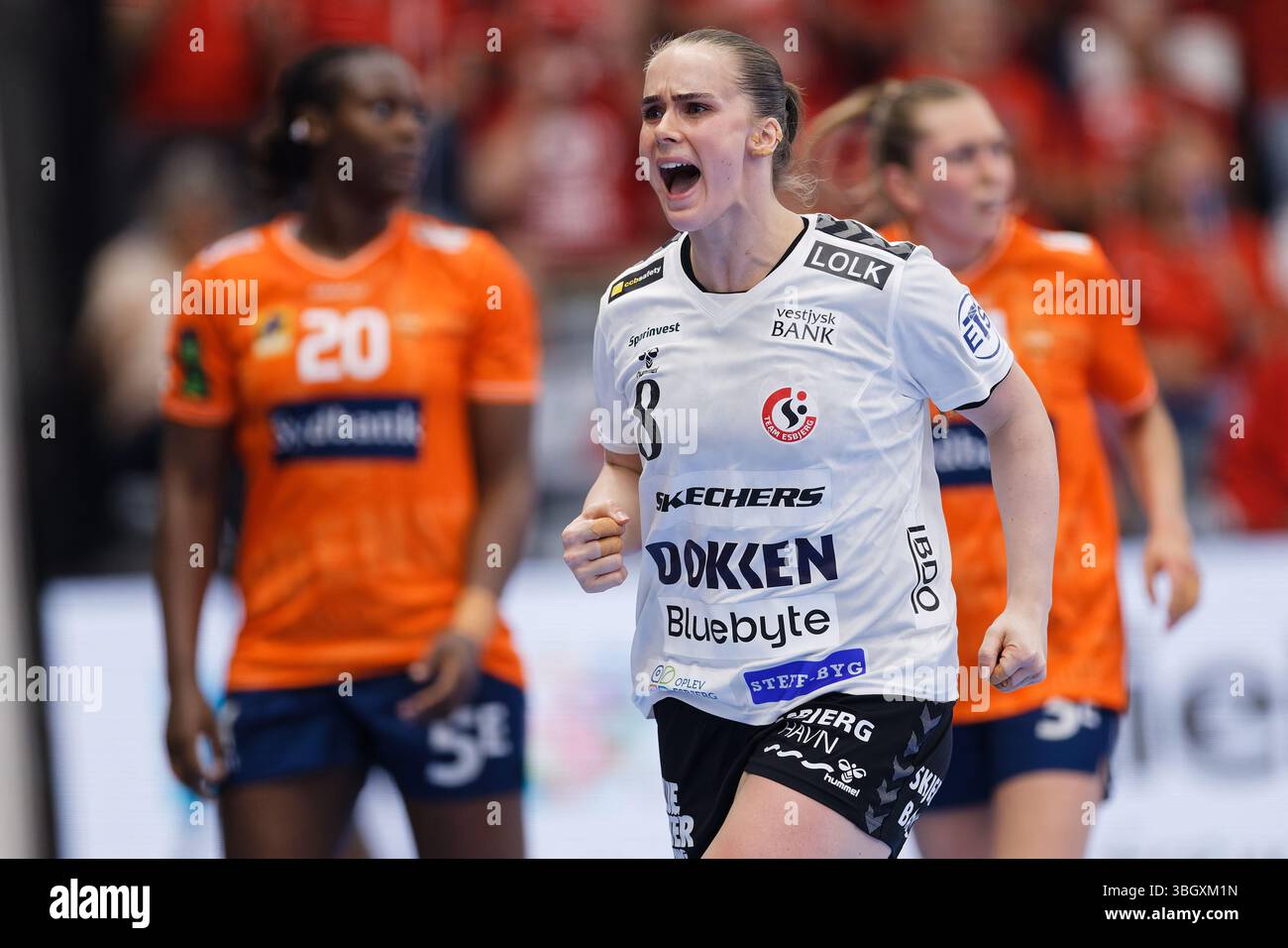 Odense, Denmark. 05th June, 2025. Live Rushfeldt Deila (8) of Team ...