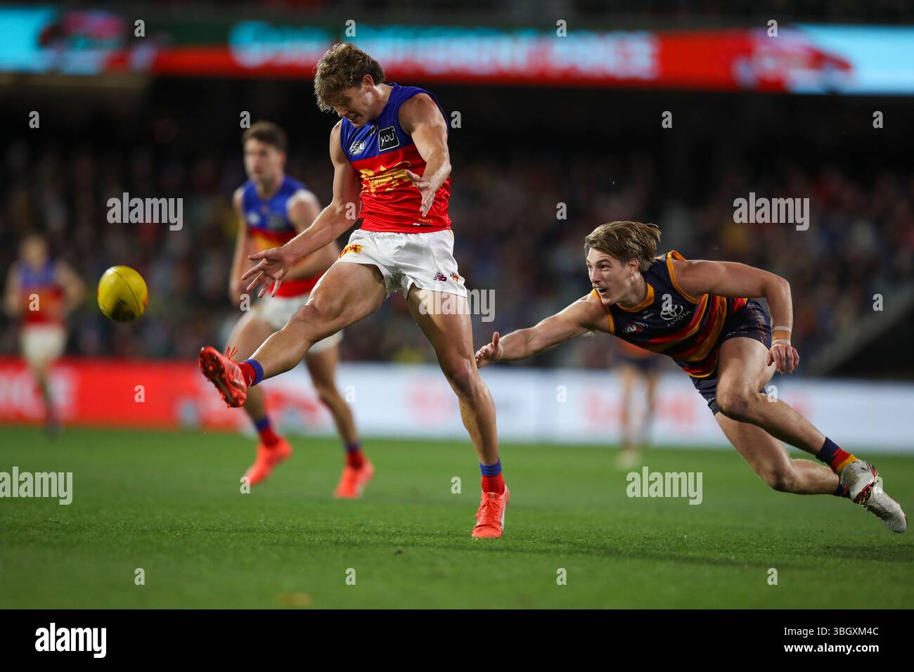 Adelaide, Australia. 06th June, 2025. Deven Robertson of the Lions ...