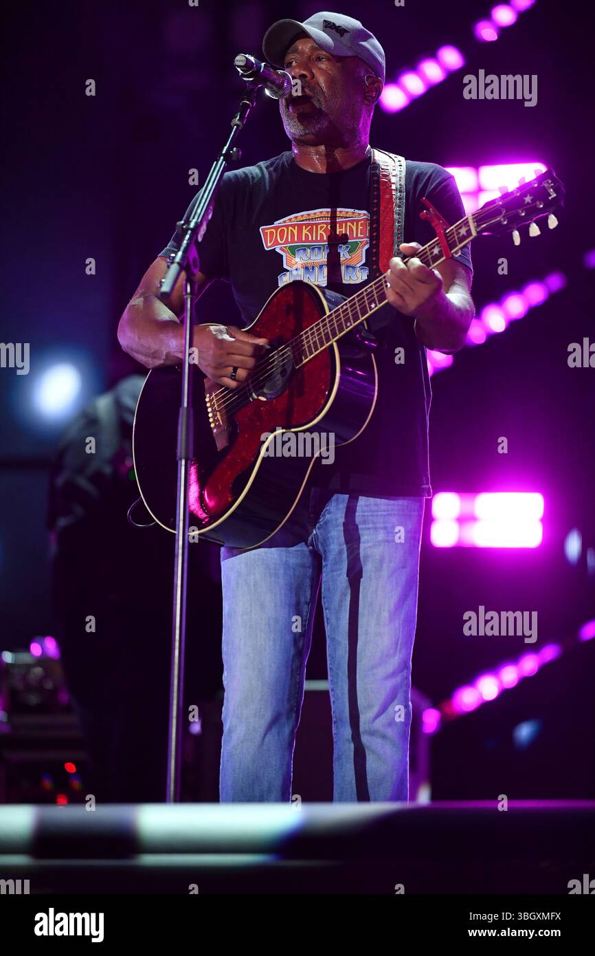05 June 2025 - Nashville, Tennessee - Darius Rucker. 2025 CMA Fest ...