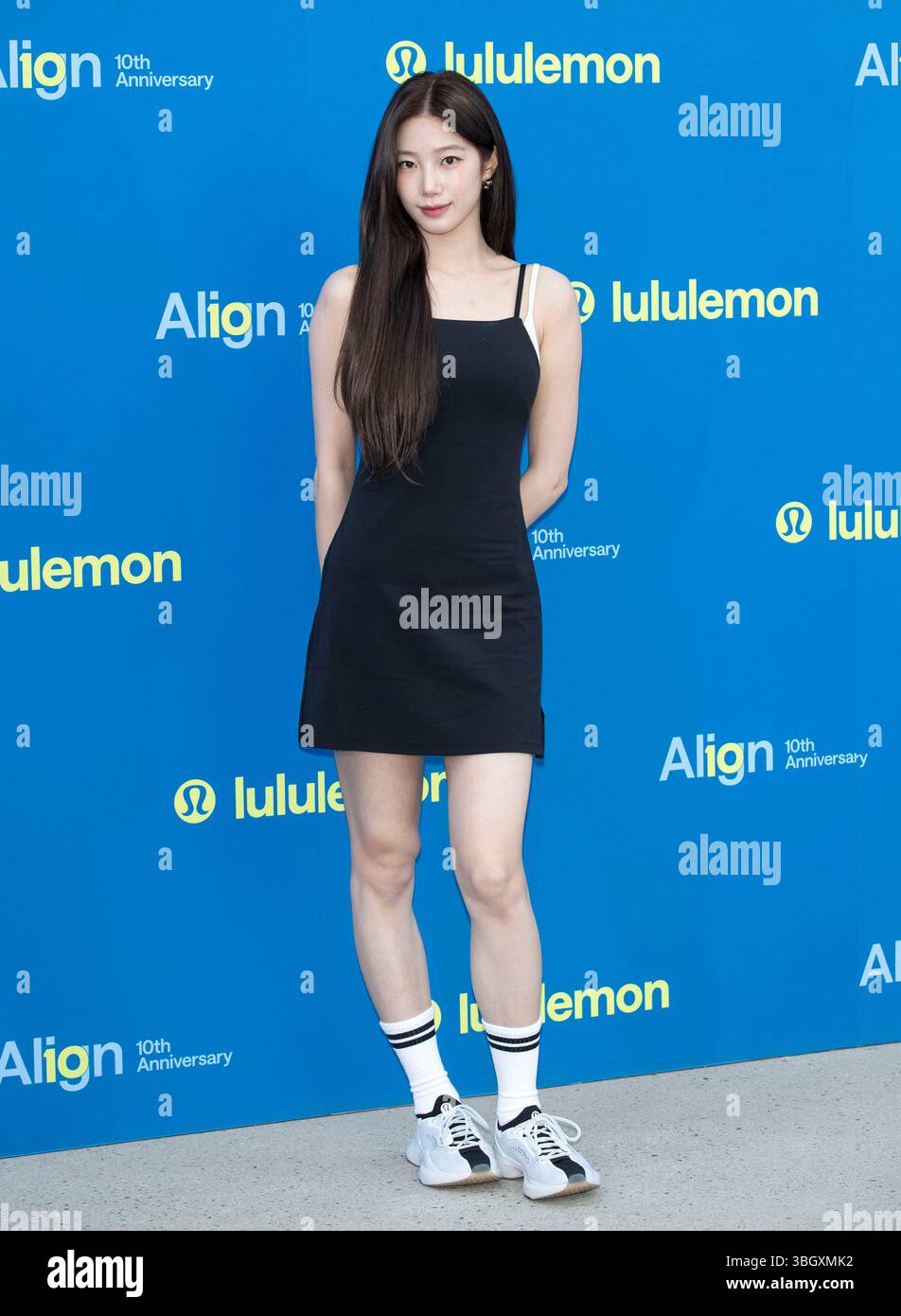 Seoul, South Korea. 5th June, 2025. Japanese singer Kazuha, member of K ...