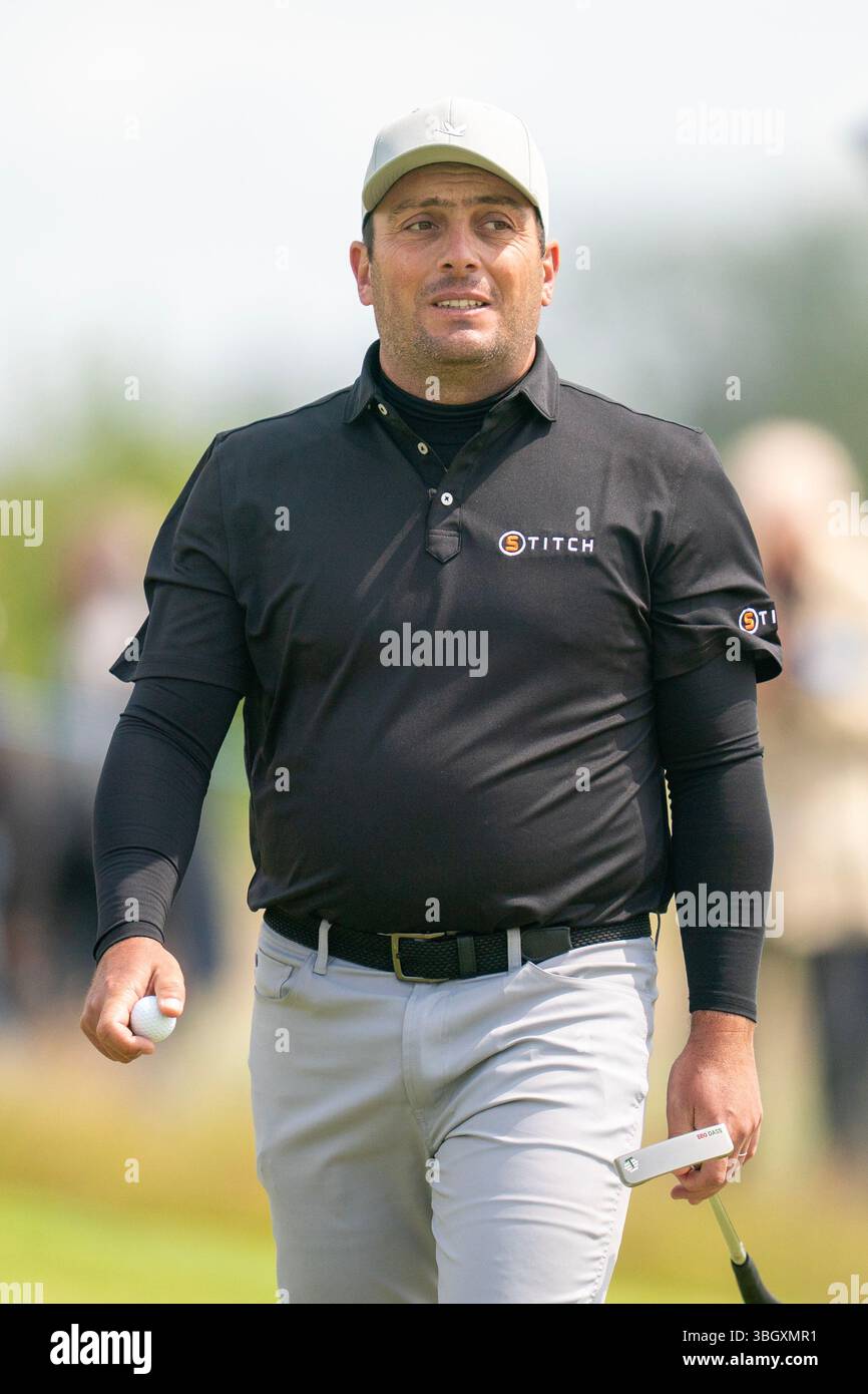 AMSTERDAM, THE NETHERLANDS - JUNE 6: Francesco Molinari of Italy during ...