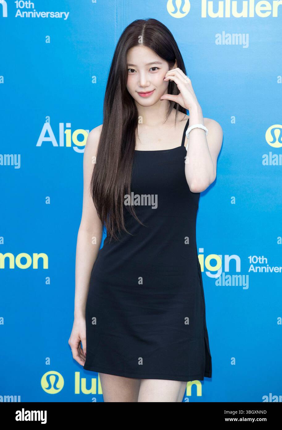 Seoul, South Korea. 5th June, 2025. Japanese singer Kazuha, member of K ...