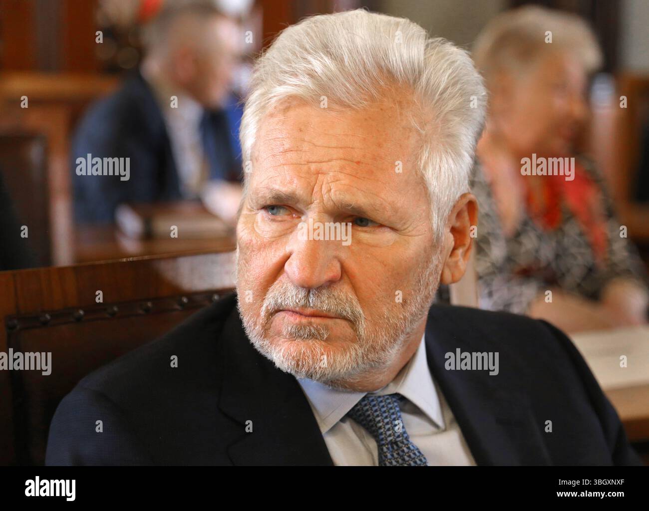 Cracow. Krakow. Poland. Aleksander Kwasniewski, Polish politician and ...