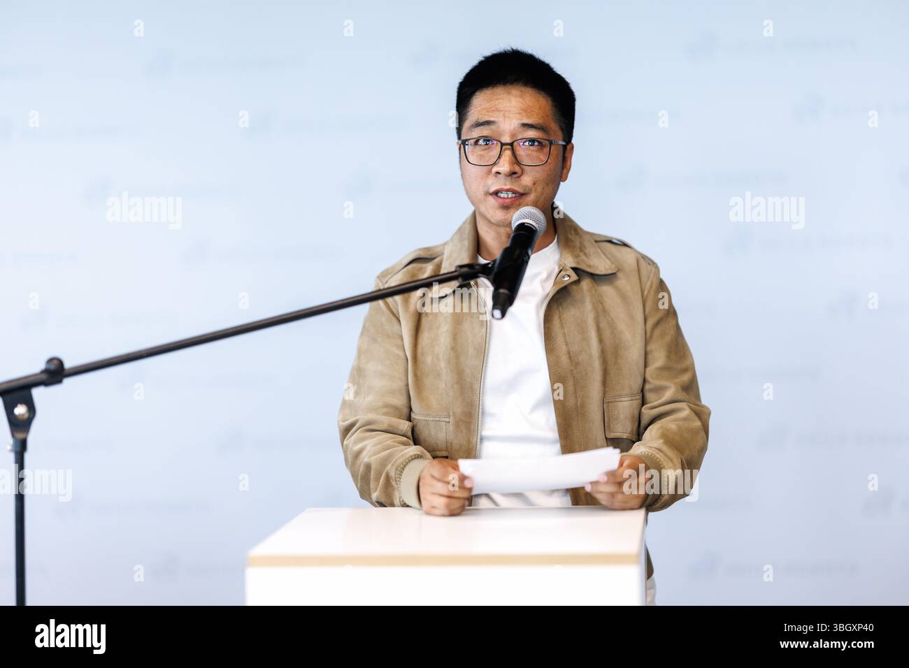 Munich, Germany. 04th June, 2025. Zhaopeng Chen, founder and CEO of ...