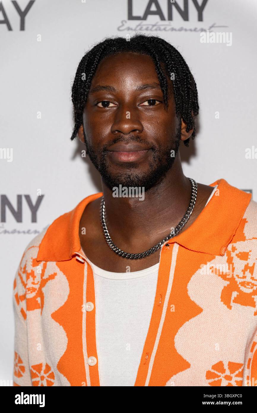 Actor Zane Jones attends LANY Entertainment Summer Mixer at Private ...