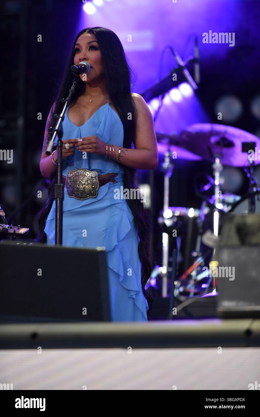 05 June 2025 - Nashville, Tennessee - K. Michelle. 2025 CMA Fest,” the ...