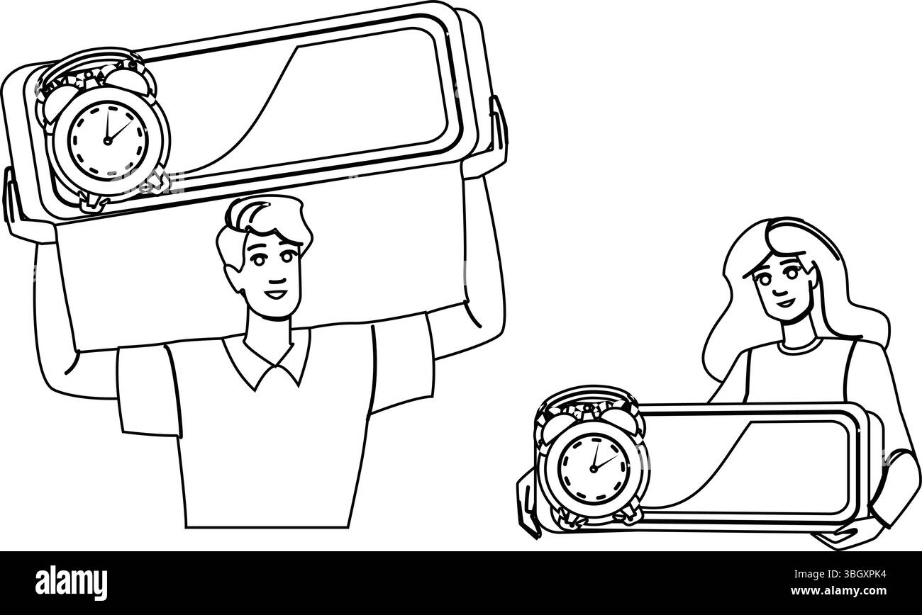 Time management discipline punctuality Cut Out Stock Images & Pictures ...