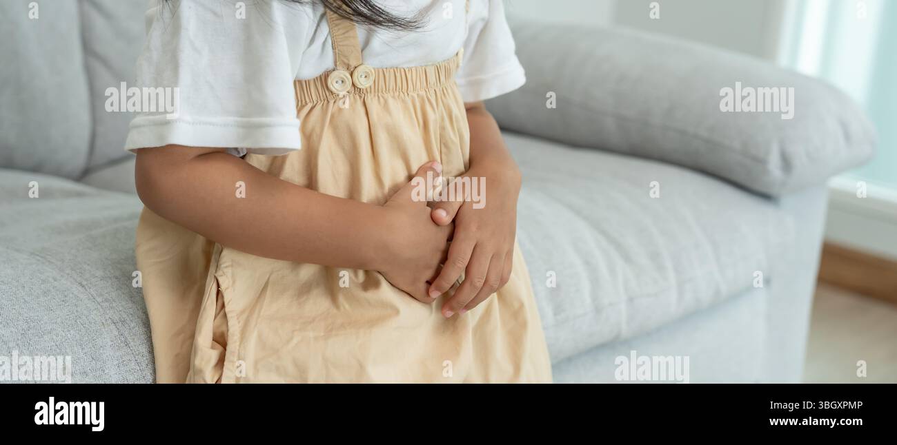 stomach ache. Children have abdominal pain, indigestion, gastritis ...
