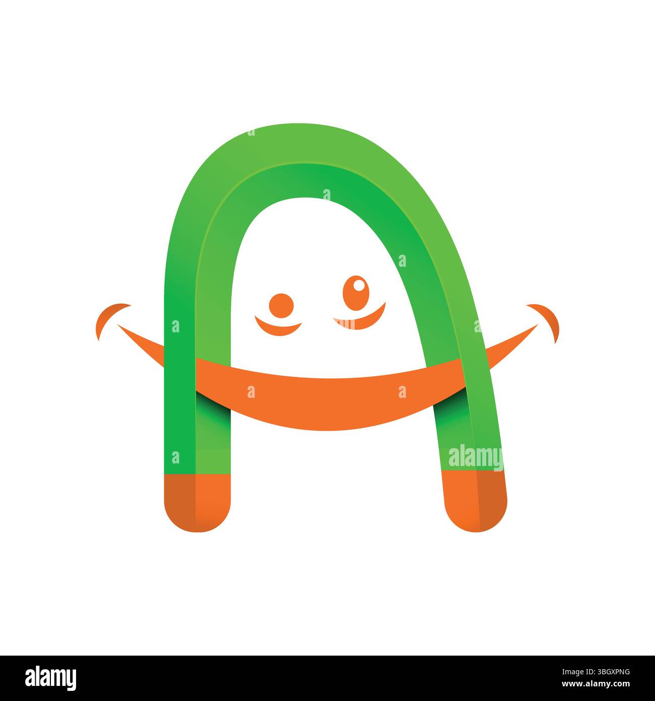 Avocado kawaii cartoon smiling Cut Out Stock Images & Pictures - Alamy