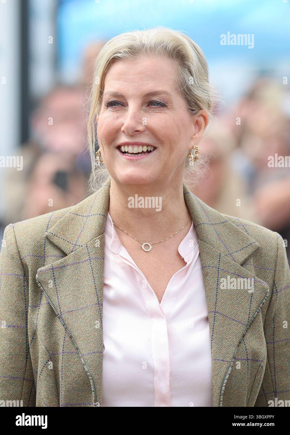 The Duchess of Edinburgh, attending the Royal Cornwall Show at the ...