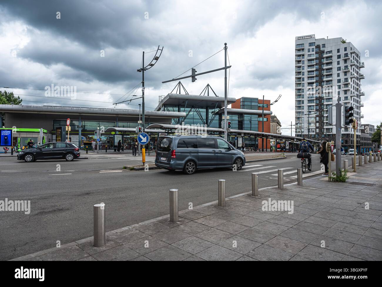 West Station public transportation hub, a social deprived borrow in ...