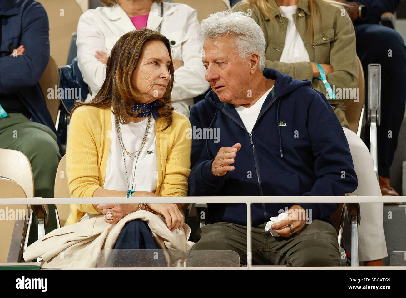 Paris, Paris, France. 6th June, 2025. Dustin HOFFMAN and Lisa Hoffman ...