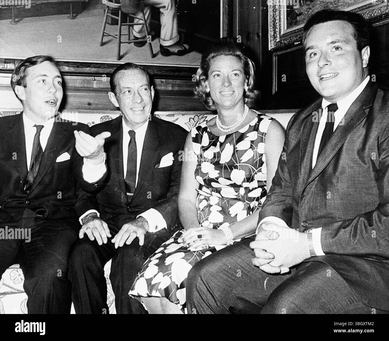 Discreetly displaying her blue sapphire engagement ring Barbara ...
