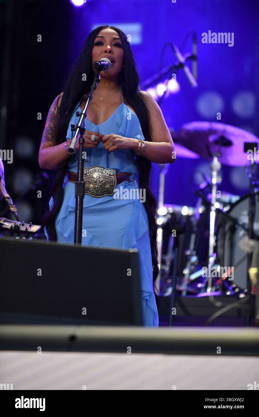 05 June 2025 - Nashville, Tennessee - K. Michelle. 2025 CMA Fest,” the ...