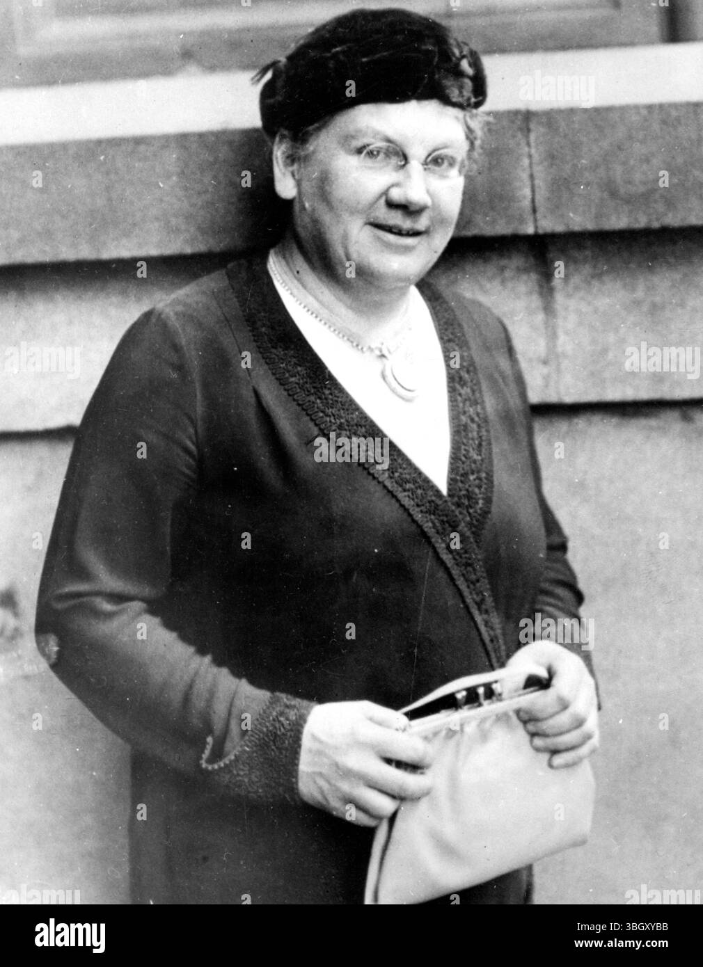 Countess Alexandra Tolstoy, daughter of the great Russian writer, at ...