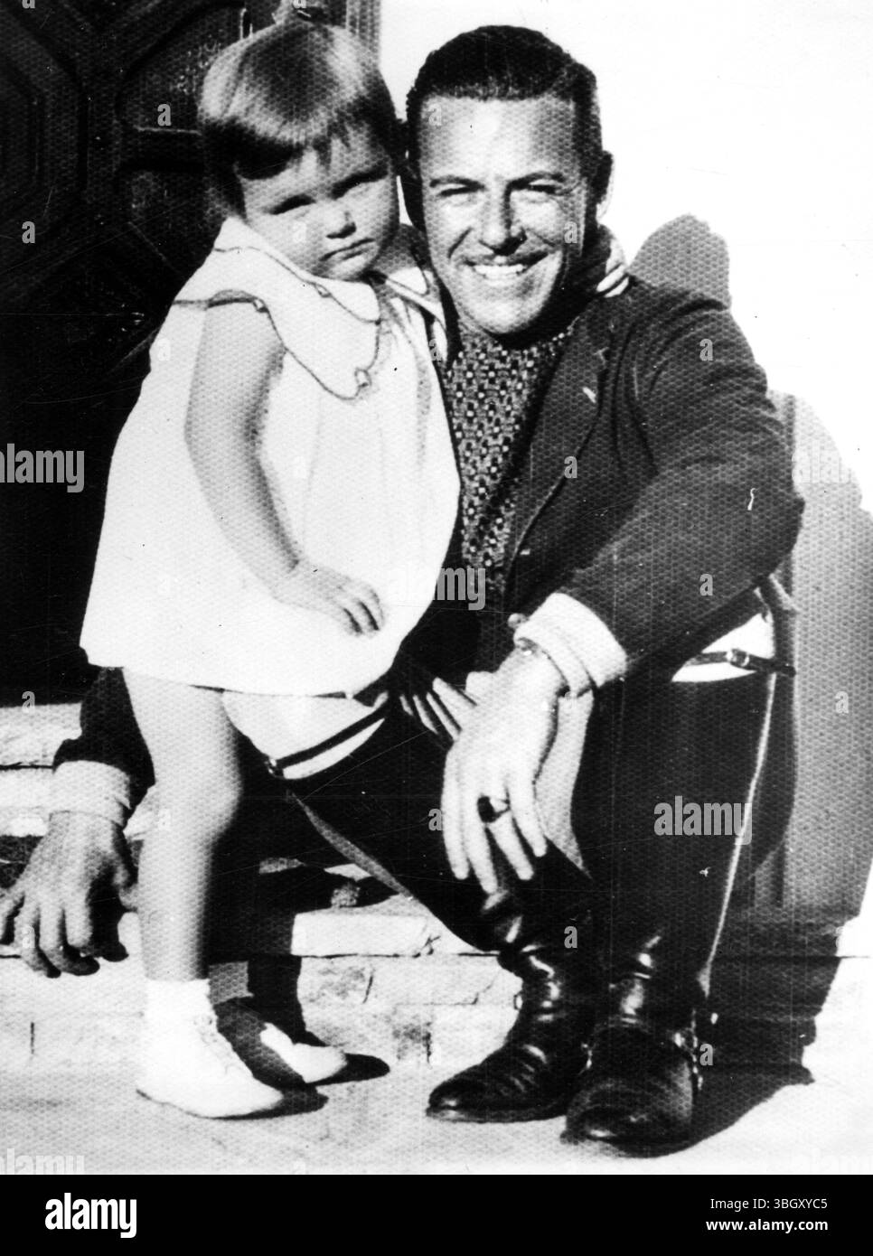 Four-year-old Marilyn Thorpe and her father, Doctor Franklin Thorpe ...