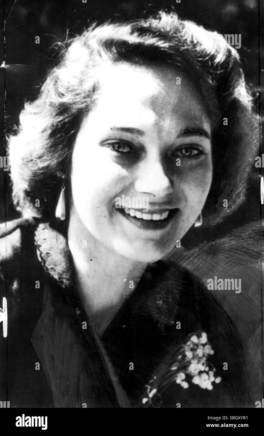 Märta Torén - Swedish stage and film actress of the 1940s and 1950s. 19 February 1957 [caption ...