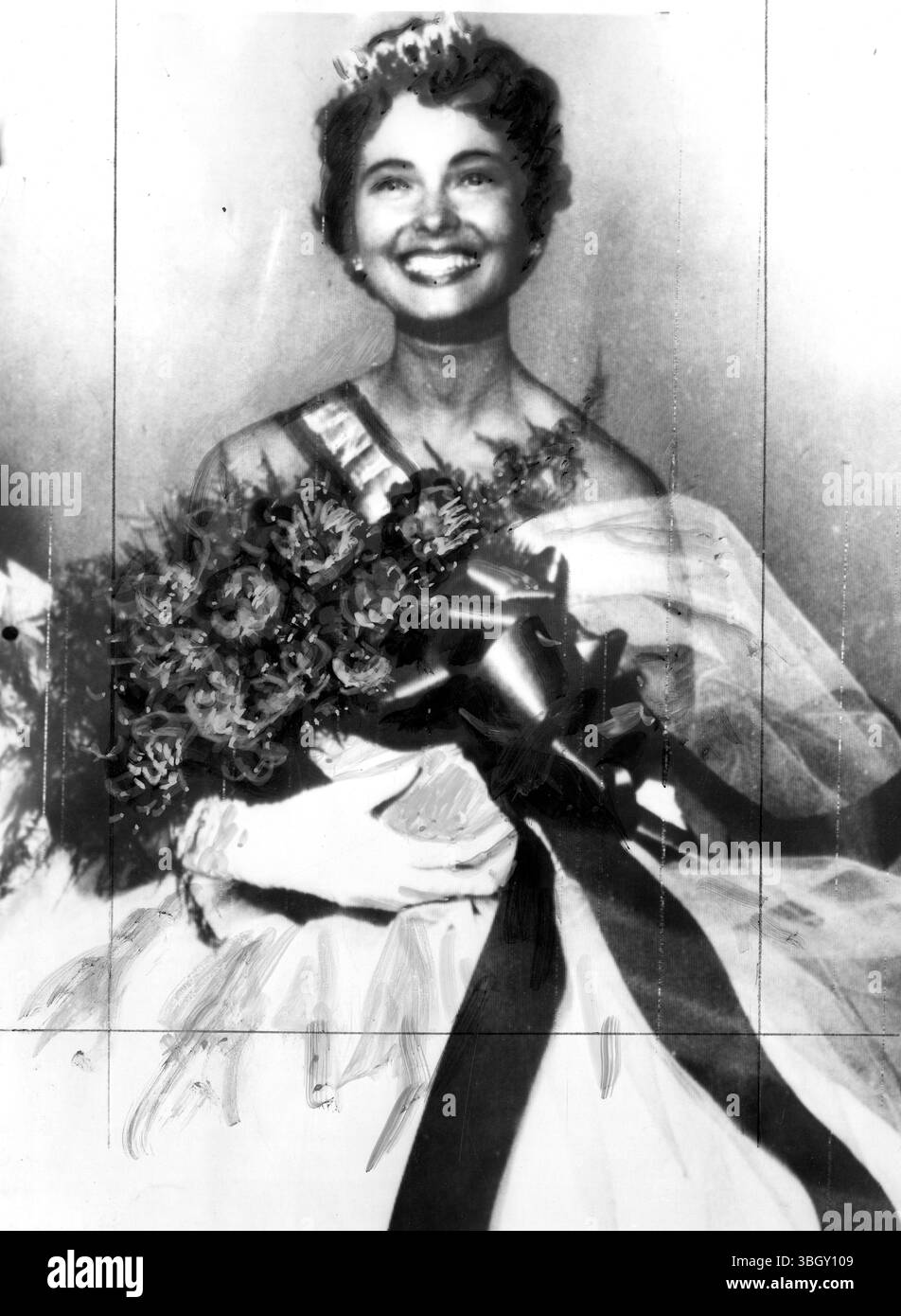 Nancy Streets, 19 , "Miss University of Indiana" [caption in French] 16 ...