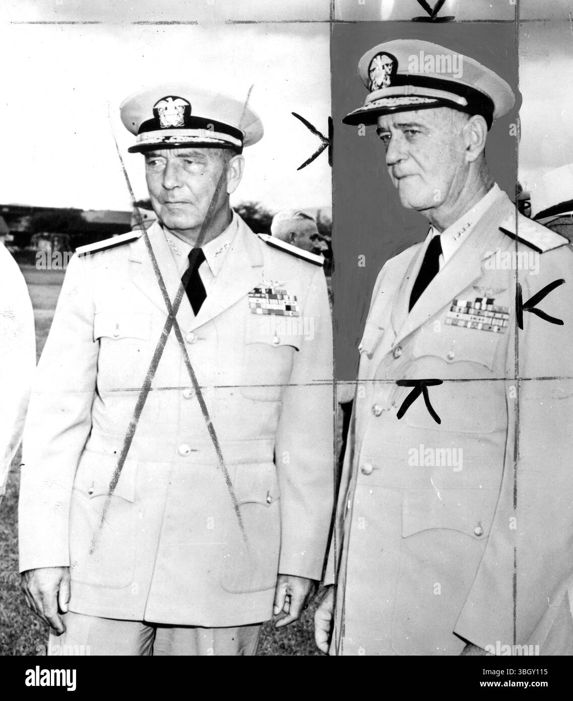 Admiral Arthur W Radford (left), chairman designate of the Joint Chiefs ...