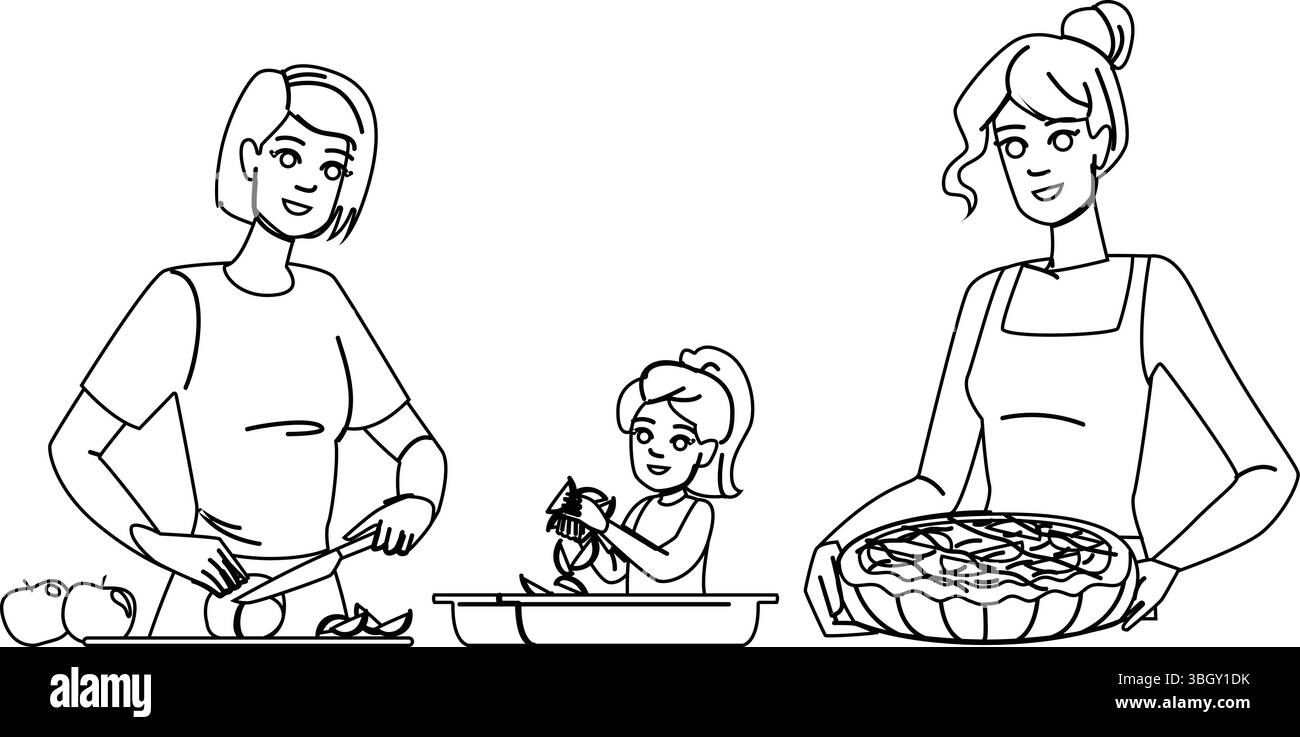 Fresh baked american pie Black and White Stock Photos & Images - Alamy