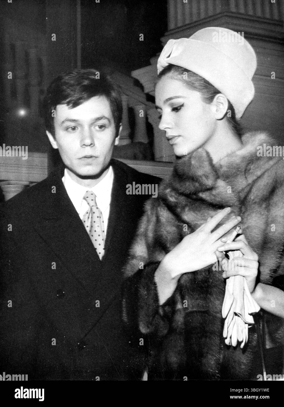 Catherine Spaak and Fabrizio Capucci 31 January 1963 Stock Photo - Alamy