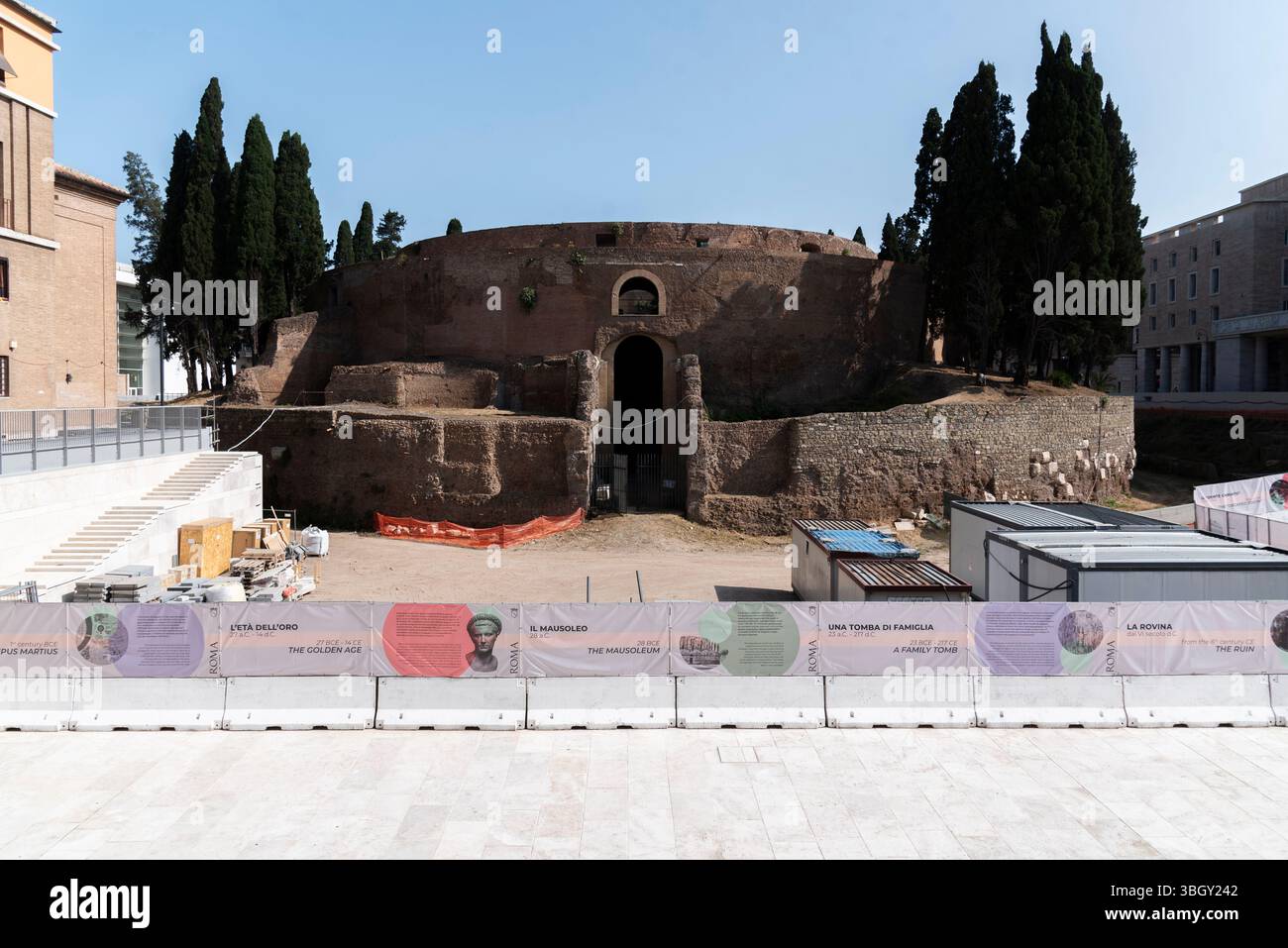 Rome, Italy. 06th June 2025. Inauguration of the new Piazza Augusto ...