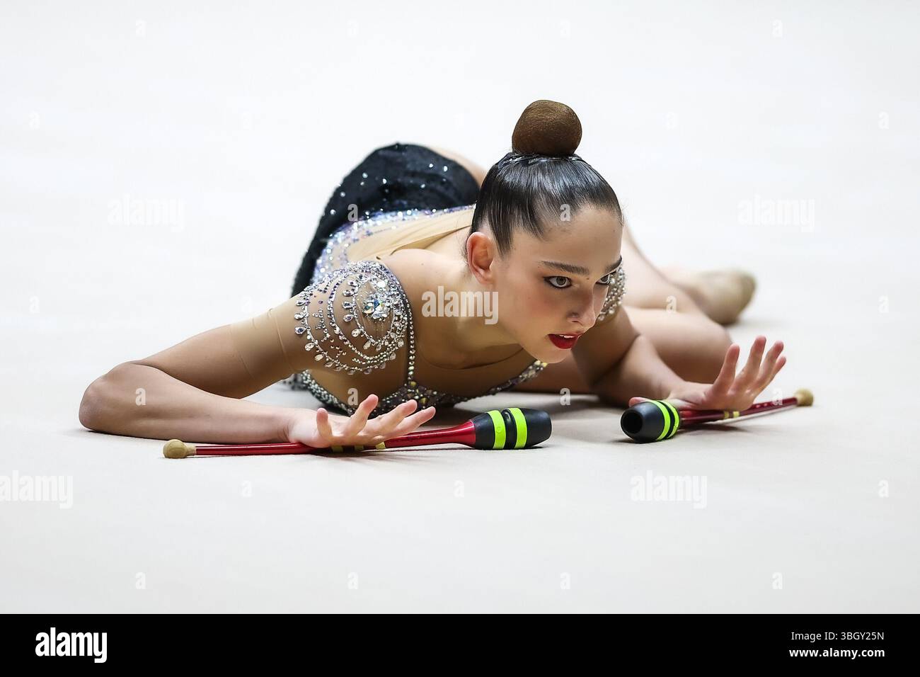 Daniela Munits (Israel) at All-Around qualifications; 41st European Rhythmic Gymnastics ...