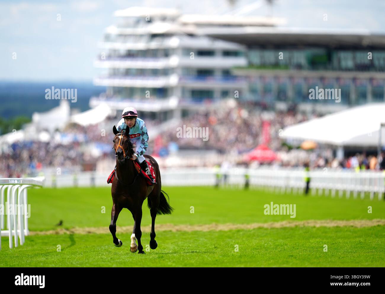 Logi Bear ridden by Jamie Spencer goes to post ahead of the Betfred ...