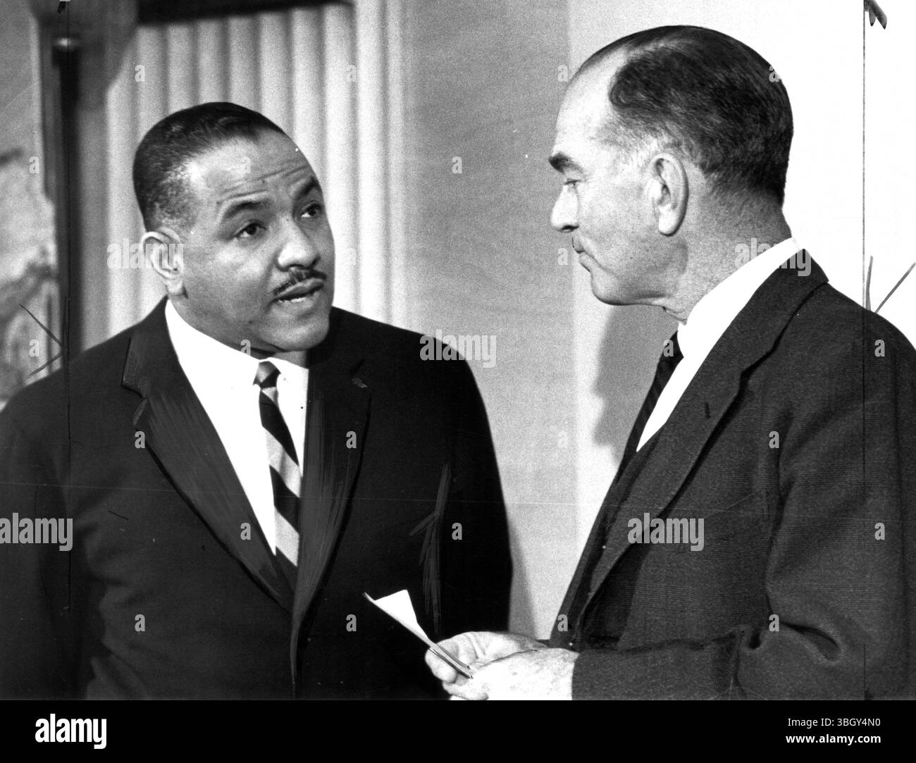 Carl Rowan 1964 Stock Photo - Alamy