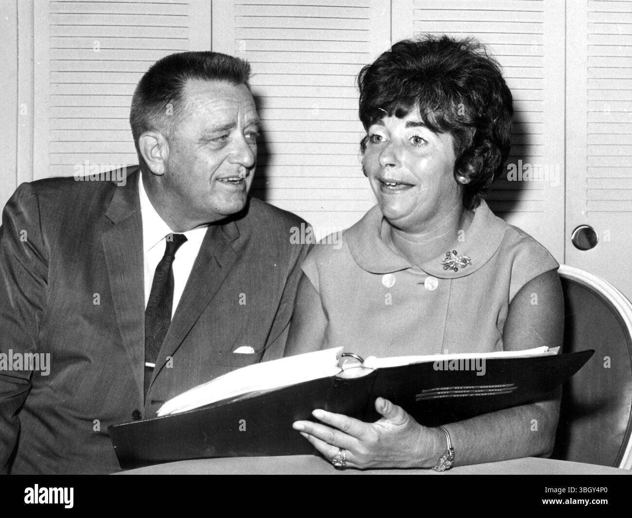 Elliott Roosevelt, the Mayor of Miami Beach, and his wife Patricia ...