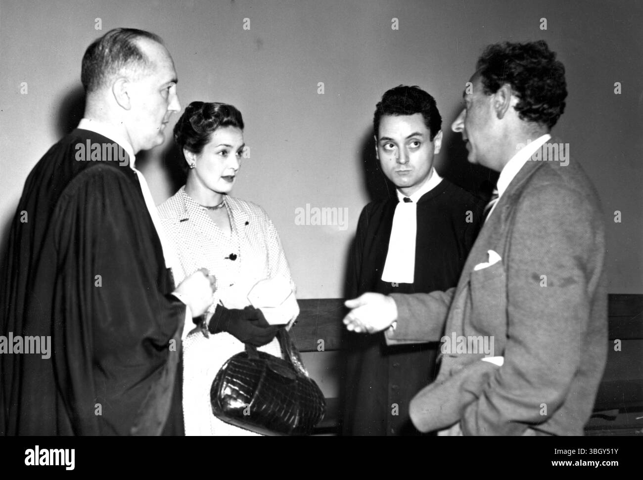 Patricia Roc and Andre Thomas 23 June 1955 Stock Photo - Alamy