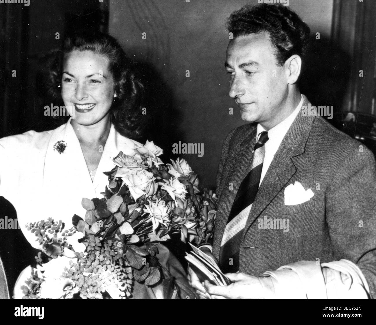 Patricia Roc and Andre Thomas 25 February 1955 Stock Photo - Alamy
