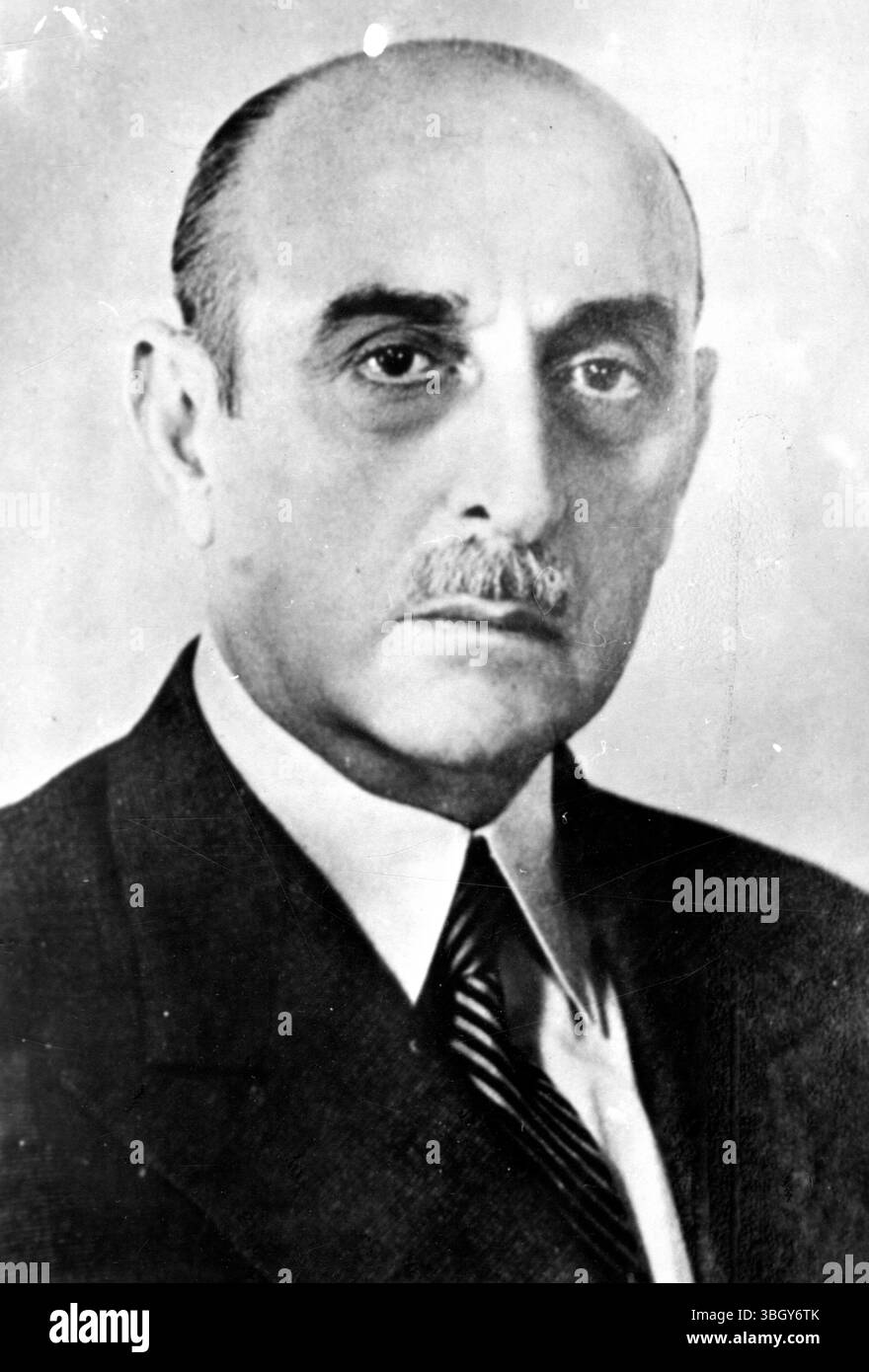 Alexandre Papagos 5 October 1955 Stock Photo - Alamy