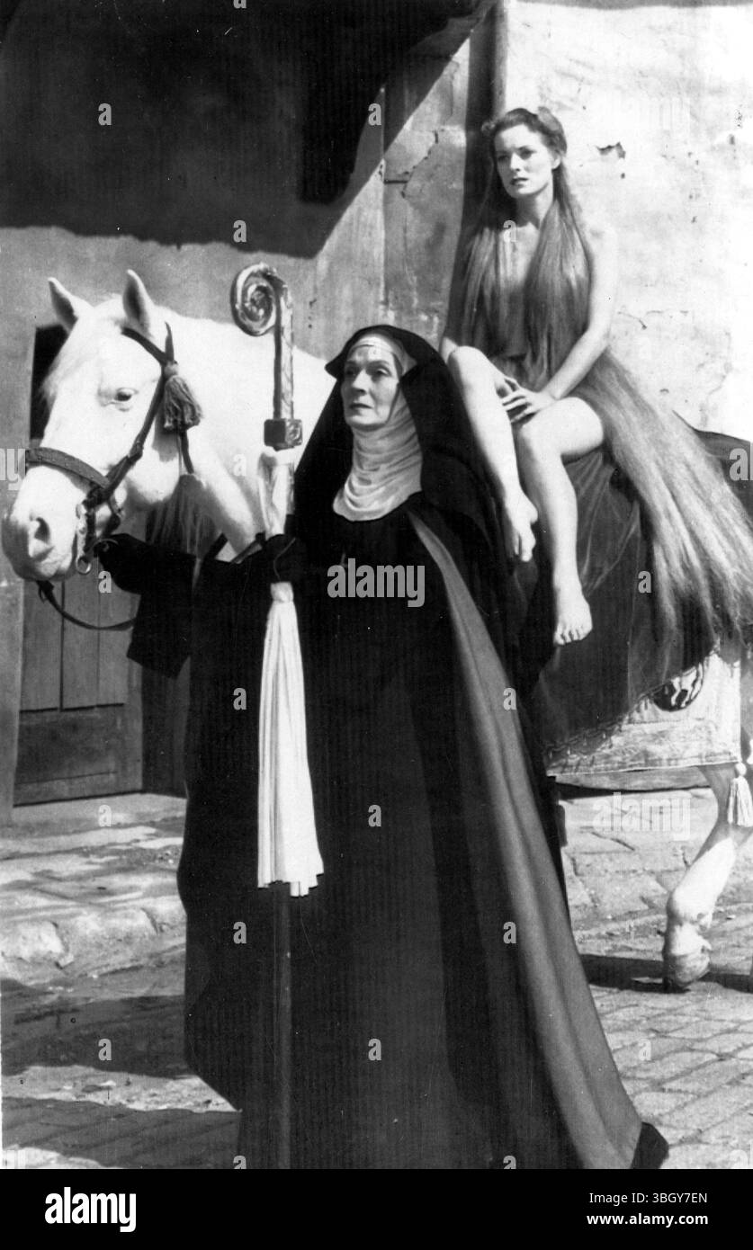 Actress Maureen O'Hara, appearing in the title role of the film 'Lady ...