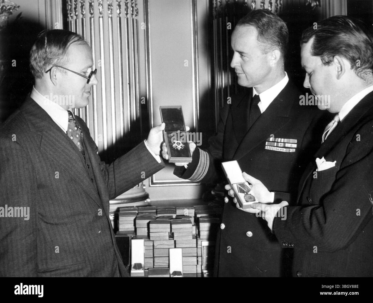 Soviet navy medals Black and White Stock Photos & Images - Alamy