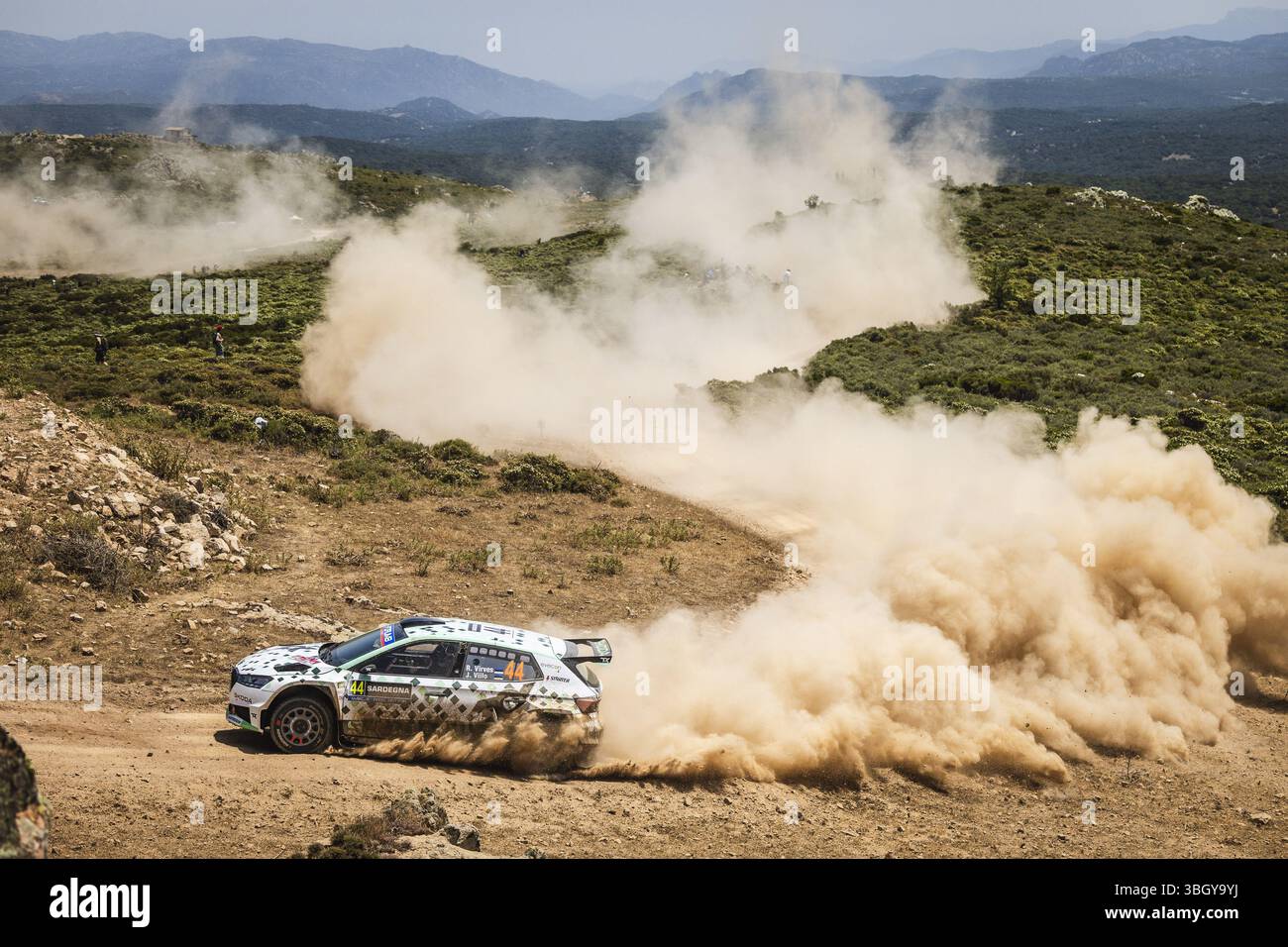 44 Robert VIRVES, Jakko VIILO, Skoda Fabia RS Rally2, action during the ...
