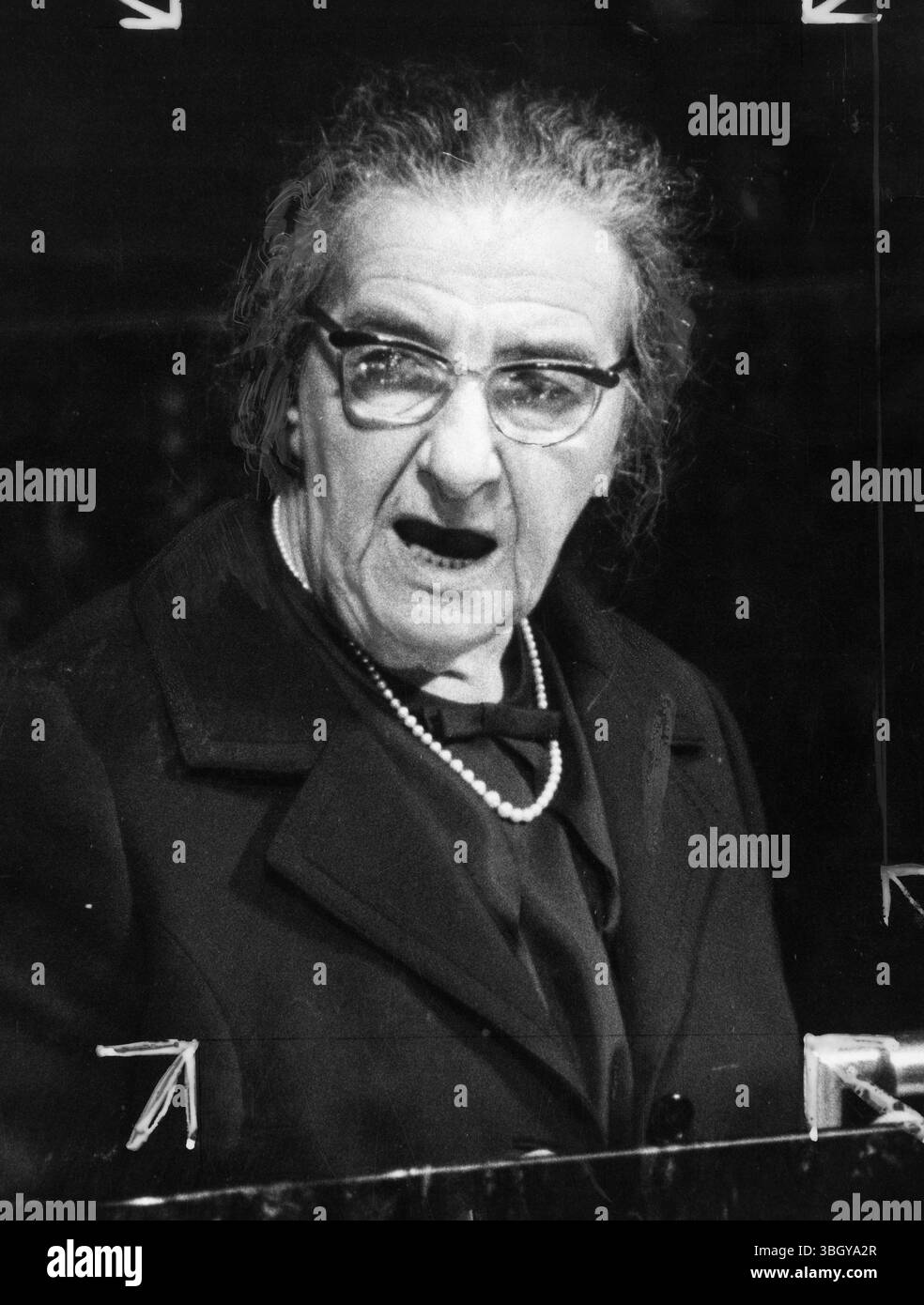 Golda meir 1970 Black and White Stock Photos & Images - Alamy