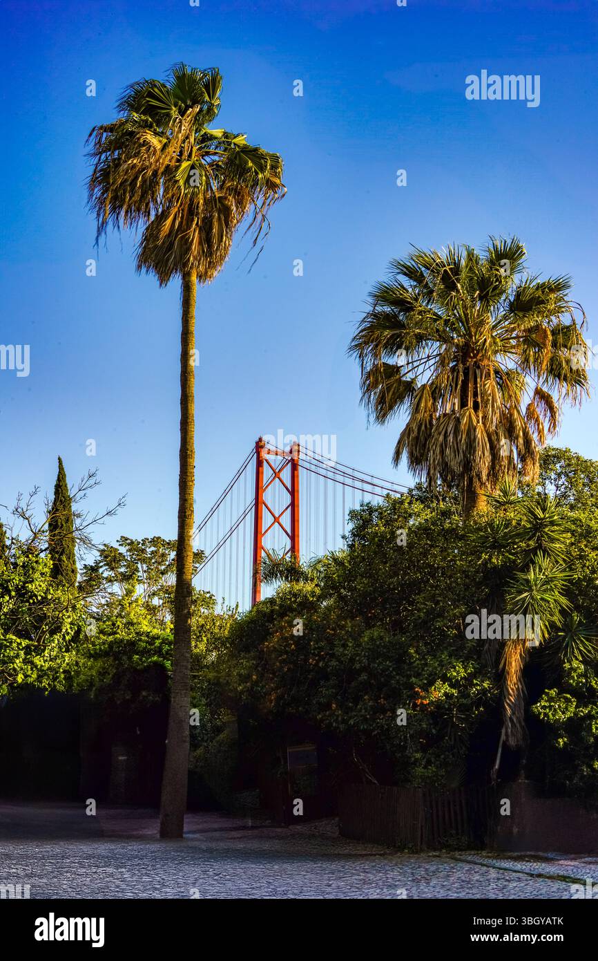 Vertical view lisbon iconic 25 hi-res stock photography and images - Alamy