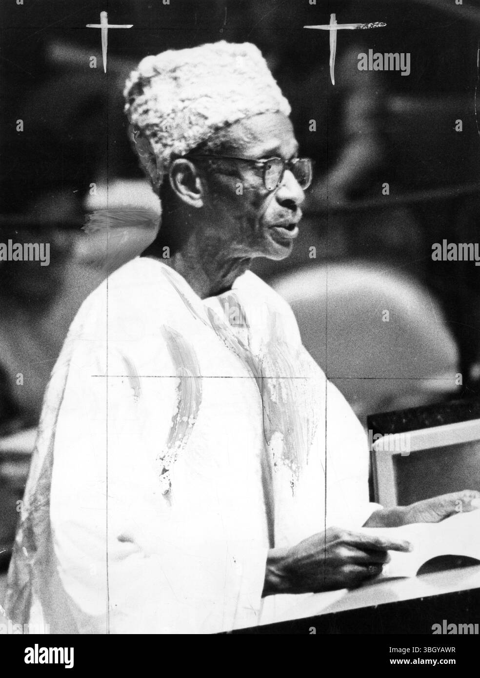 Sierra Leone's Prime Minister Sir Milton Margai expresses gratitude to ...